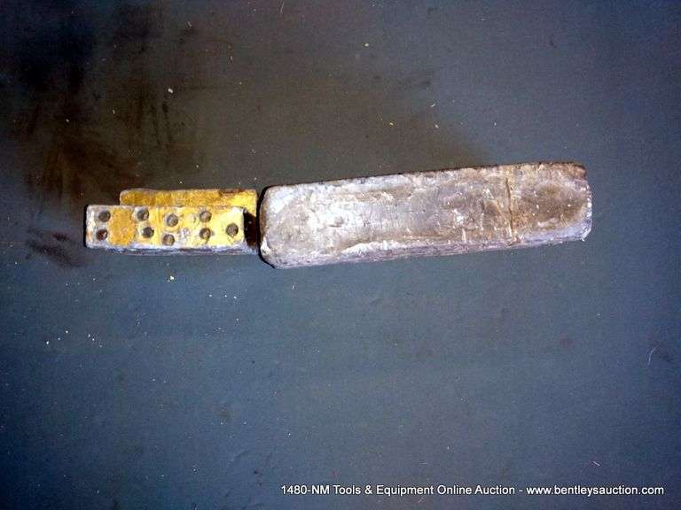 SOLID LEAD BLOCK 2"X8"X4" - Bentley & Associates, LLC