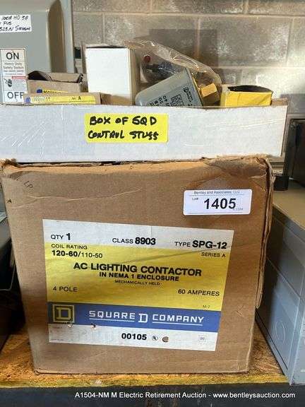 SQUARE D AC LIGHTING CONTACTOR & CONTROLS - Bentley & Associates, LLC