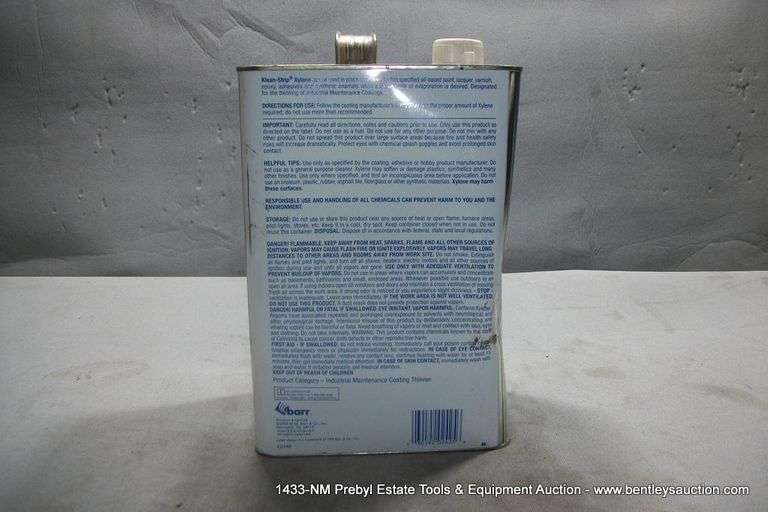 KLEAN STRIP XYLENE PAINT THINNER - Bentley & Associates, LLC