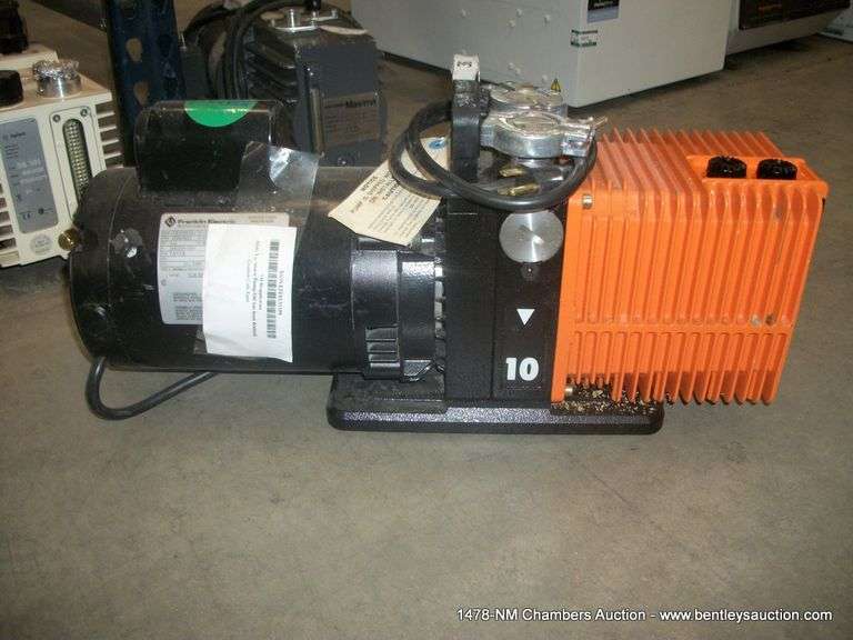 ALCATEL 2010 PASCAL VACUUM PUMP - Bentley & Associates, LLC