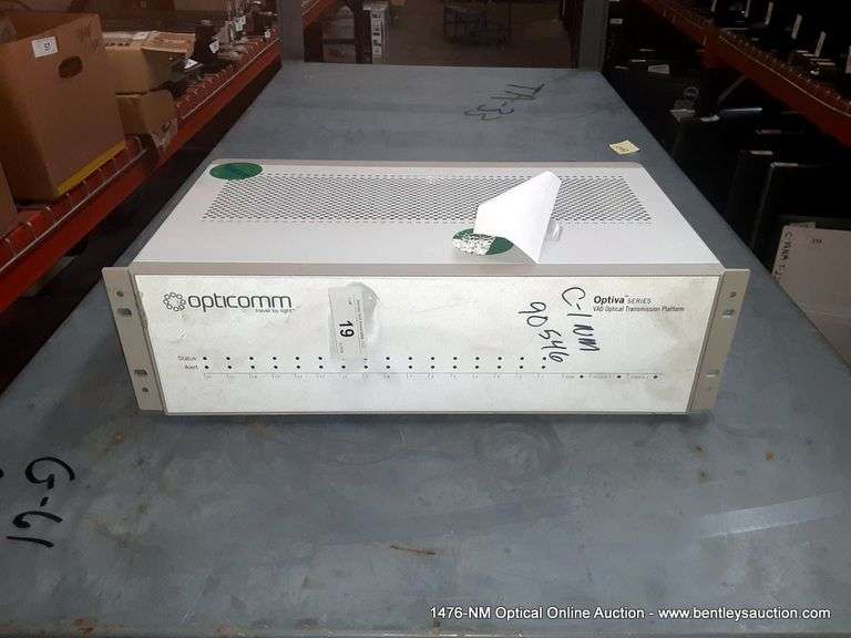 OPTICOMM OPTIVA VAD OPTICAL TRANSMISSION PLATFORM - Bentley ...