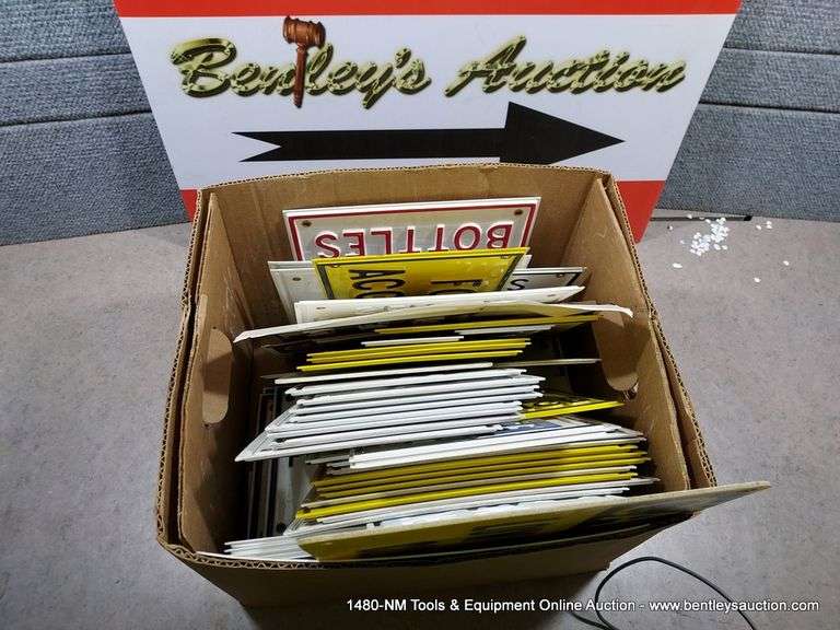 BOX: ASSORTED SIGNS - Bentley & Associates, LLC