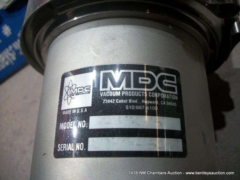 MDC VACUUM VALVE - Bentley & Associates, LLC