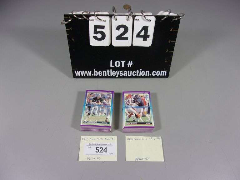BUNDLES: 1990 SCORE SERIES 1 & 2 FOOTBALL - APPROX. 100 PLAYER CARDS ...