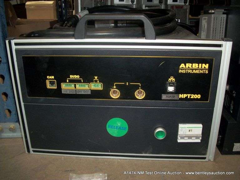 ARBIN INSTRUMENTS HPT200 CHARGE/DISCHARGE SYSTEM W/ AUX CONSOLE ...