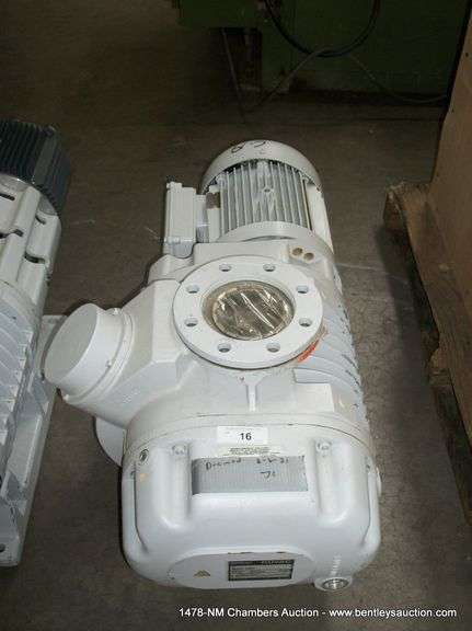 LEYBOLD RUVAC WAU 1001 VACUUM PUMP - Bentley & Associates, LLC