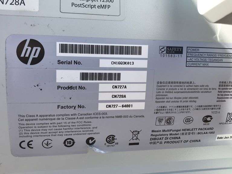 HP DESIGN JET T2300 POST SCRIPT EMFP - Bentley & Associates, LLC