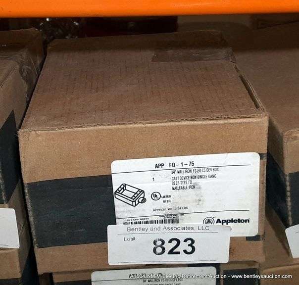 APPLETON ELECTRICAL BOX - Bentley & Associates, LLC