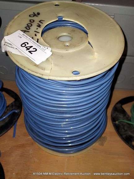 SPOOL: 14 GAUGE WIRE-BLUE - Bentley & Associates, LLC