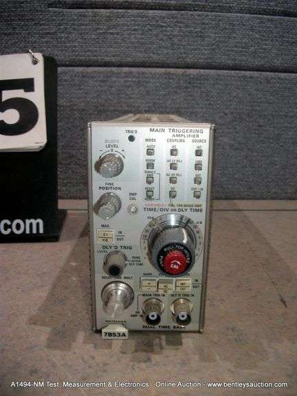 TEKTRONIX 7A18A DUAL TRACE AMPLIFIER - Bentley & Associates, LLC