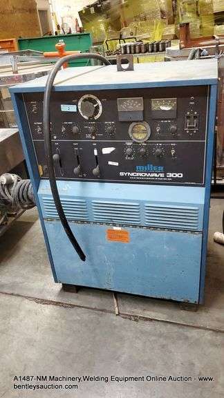 MILLER SYNCROWAVE 300 AC/DC GAS TUNGSTEN-ARC OR SHIELDED METAL ARC ...