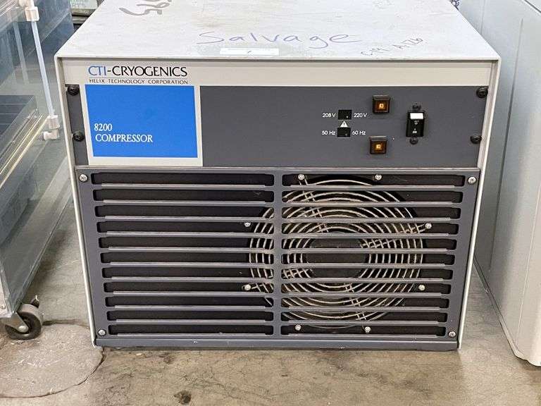 CTI-CRYOGENICS 8200 COMPRESSOR - Bentley & Associates, LLC