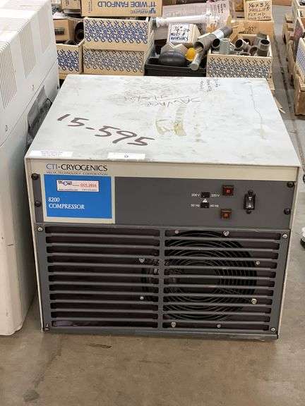 CTI-CRYOGENICS 8200 COMPRESSOR - Bentley & Associates, LLC