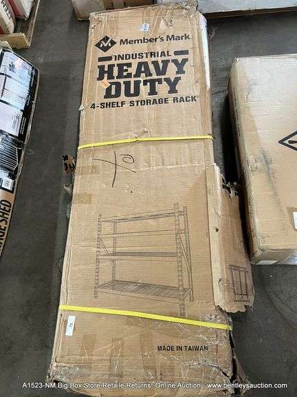 MEMBER'S MARK 4 SHELF STORAGE RACK - Bentley & Associates, LLC