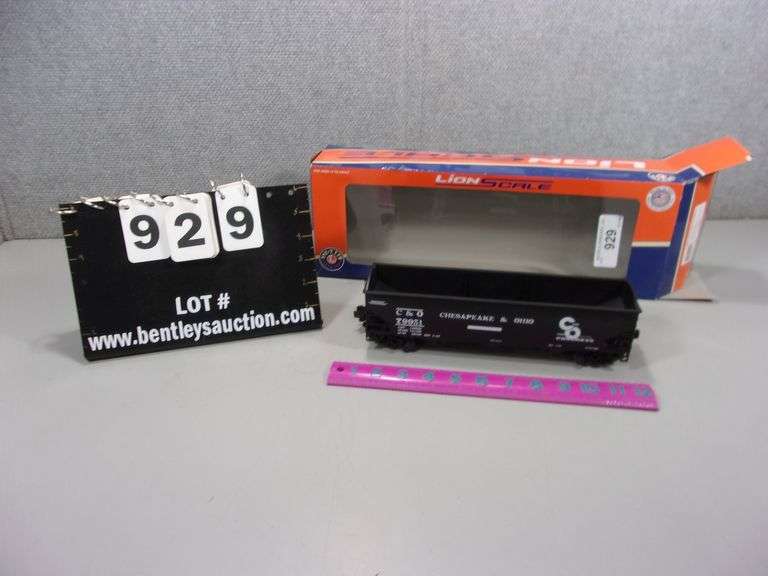 LIONEL LION SCALE 3-16086 C&O 3-BAY HOPPER #79951 - Bentley ...