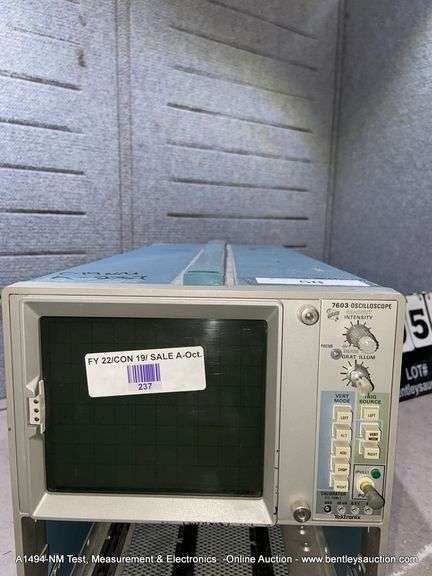 TEKTRONIX 7603 OSCILLOSCOPE - Bentley & Associates, LLC