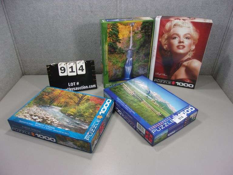 LOT: 4 EMPTY PUZZLE BOXES - Bentley & Associates, LLC