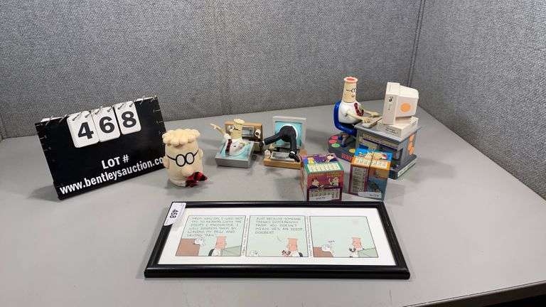 LOT: DILBERT COMICAL FIGURES - Bentley & Associates, LLC