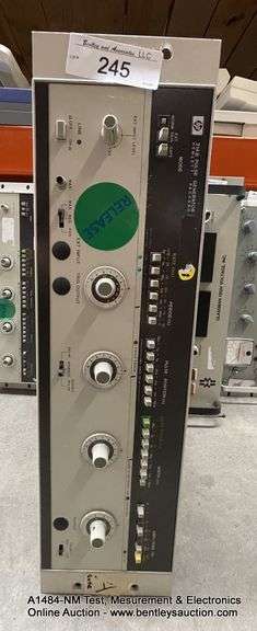 HP 214B PULSE GENERATOR - Bentley & Associates, LLC