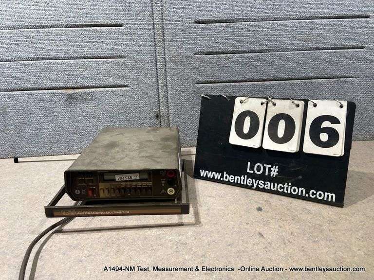 KEITHLEY 175 AUTORANGING MULTIMETER - Bentley & Associates, LLC