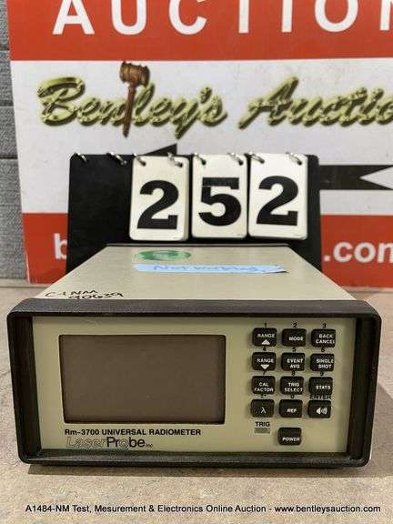 LASER PROBE RM-3700 UNIVERSAL RADIOMETER - Bentley & Associates, LLC