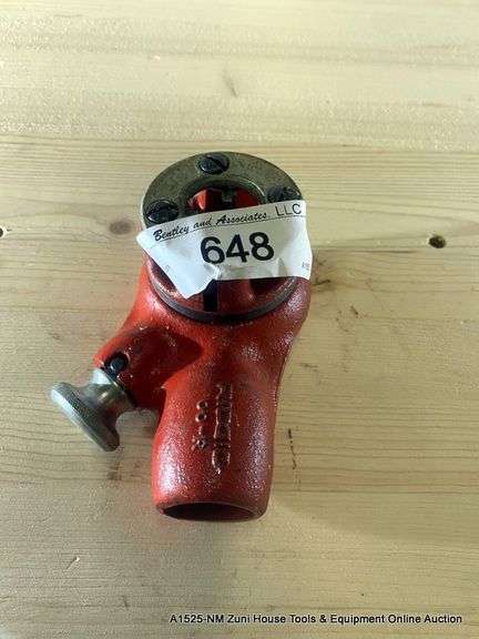 RIDGID 3/8" PIPE THREADER - Bentley & Associates, LLC