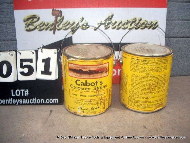 CANS: (2) CABOT'S STAIN - Bentley & Associates, LLC