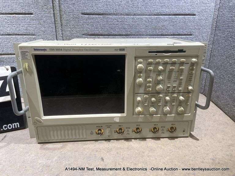 TEKTRONIX TDS 5054 DIGITAL PHOSPHOR OSCILLOSCOPE - Bentley & Associates ...