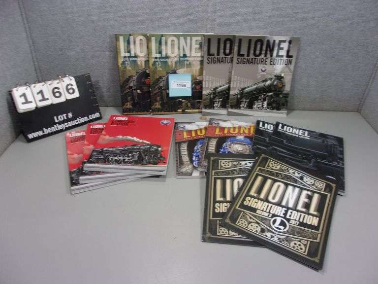 LOT: (13) LIONEL SIGNATURE EDITION CATALOGS - Bentley & Associates, LLC