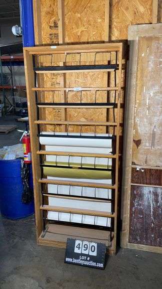 CUSTOM CRAFT MADE 6-ROLL DISPENSER RACK - Bentley & Associates, LLC