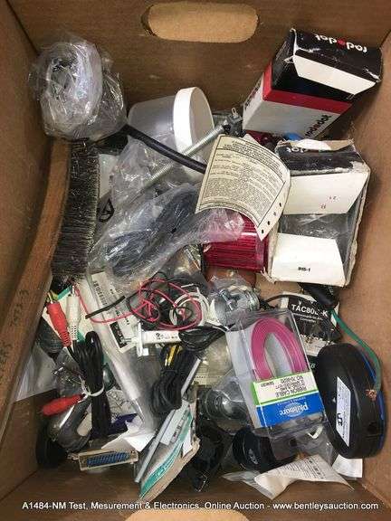 BOX: ASSORTED ELECTRONICS-CABLE, MODULES - Bentley & Associates, LLC