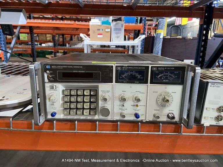 HP 8660C SYNTHESIZED SIGNAL GENERATOR - Bentley & Associates, LLC