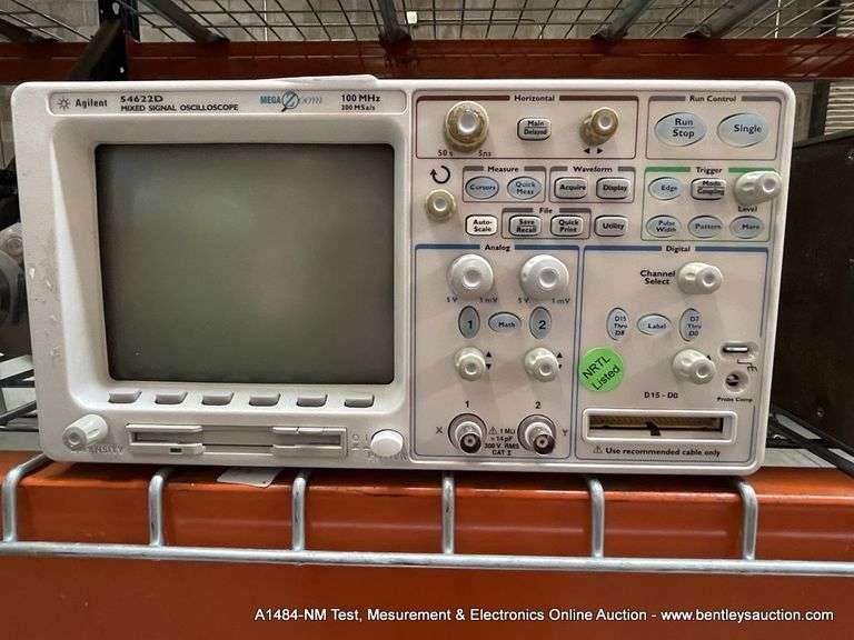 AGILENT 54622D MIXED SIGNAL OSCILLOSCOPE - Bentley & Associates, LLC