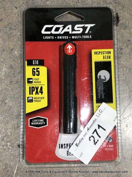 COAST G10 INSPECTION BEAM FLASHLIGHT - Bentley & Associates, LLC