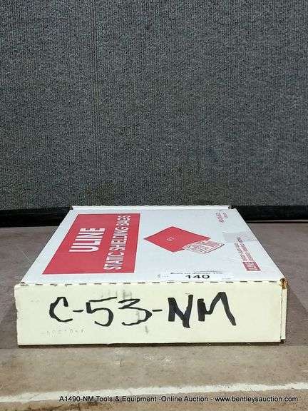 BOX: ULINE STATIC SHIELDING BAGS - Bentley & Associates, LLC