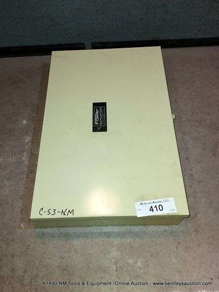 FOWLER PIN GAGE SET - Bentley & Associates, LLC