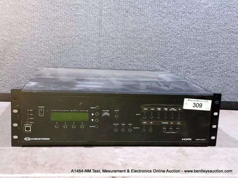 CRESTRON DMPS-200C PROFESSIONAL MEDIA SYSTEM - Bentley & Associates, LLC