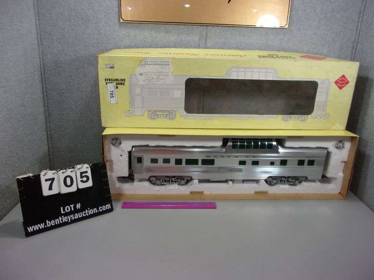 ARISTO CRAFT TRAINS #1 1/29TH SCALE ART-32605A ATSF #500 VISTA DOME CAR ...