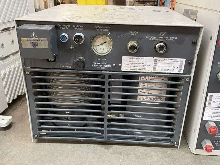 CTI-CRYOGENICS 8200 COMPRESSOR - Bentley & Associates, LLC