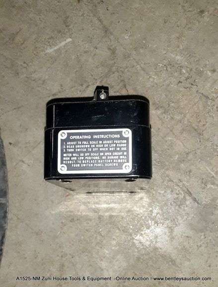 SIMPSON 362 LOW RANGE OHMMETER LOW DRAIN - Bentley & Associates, LLC