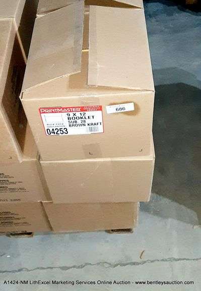 PRINTMASTER ENVELOPES - 9" X 12" BOOKLET SUB 28 BROWN KRAFT (3X MONEY ...