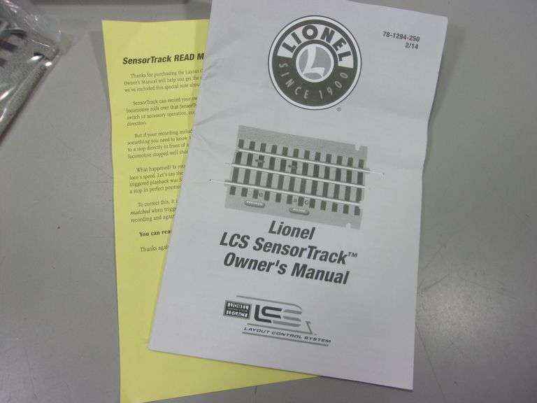 LIONEL 6-81294 LEGACY LCS SENSOR TRACK - Bentley & Associates, LLC