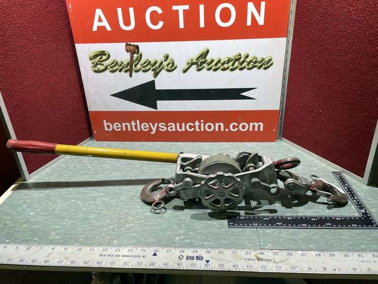 HEAVY DUTY LIFTING MULE W/ HOOKS & STRAPS - Bentley & Associates, LLC