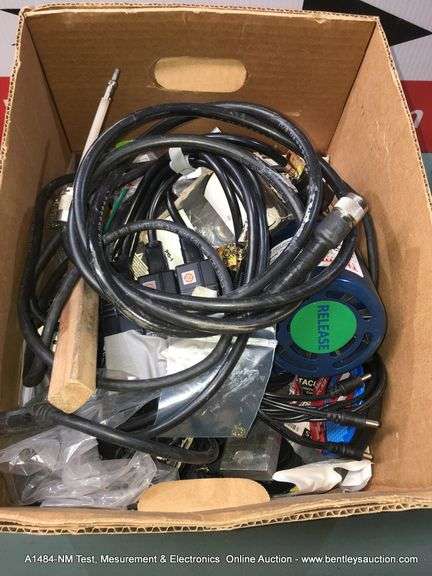 BOX: ASSORTED ELECTRONICS-CABLE, MODULES - Bentley & Associates, LLC