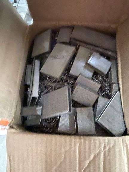 BOX: ASSORTED FINISH NAILS & STAPLES - Bentley & Associates, LLC
