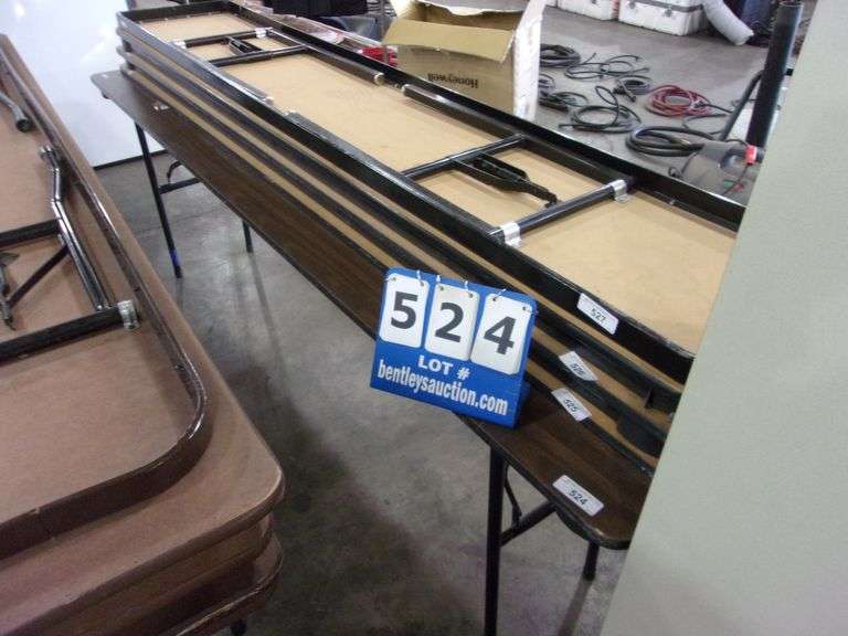 NARROW CLASSROOM FOLDING TABLE, 8' - Bentley & Associates, LLC