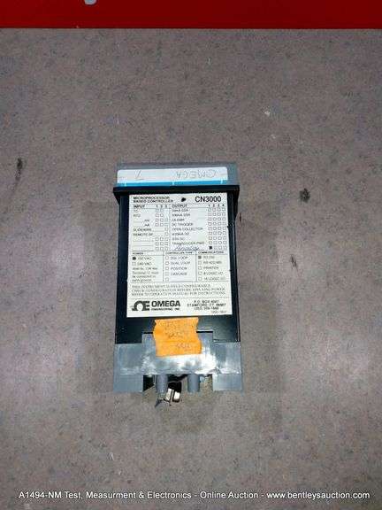 OMEGA CN3000 CONTROLLER - Bentley & Associates, LLC