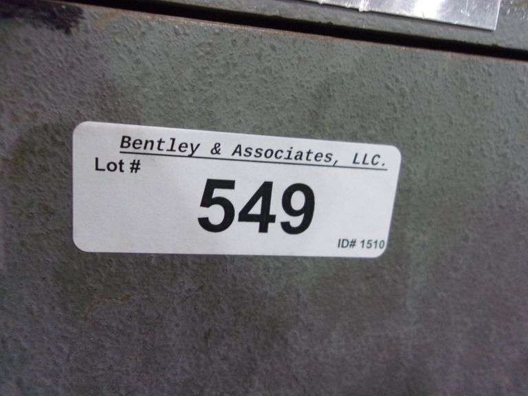 MOSLER 4-DRAWER SECURITY FILE CABINET - NO TUMBLER-GRAY - Bentley ...