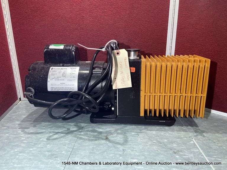 ALCATEL 2008A VACUUM PUMP - Bentley & Associates, LLC