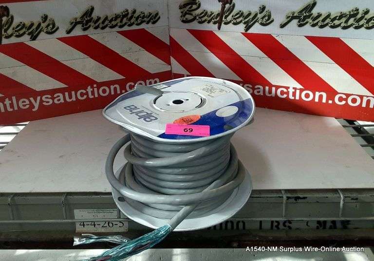SPOOL: ALPHA AWG 20 GRAY CABLE - Bentley & Associates, LLC